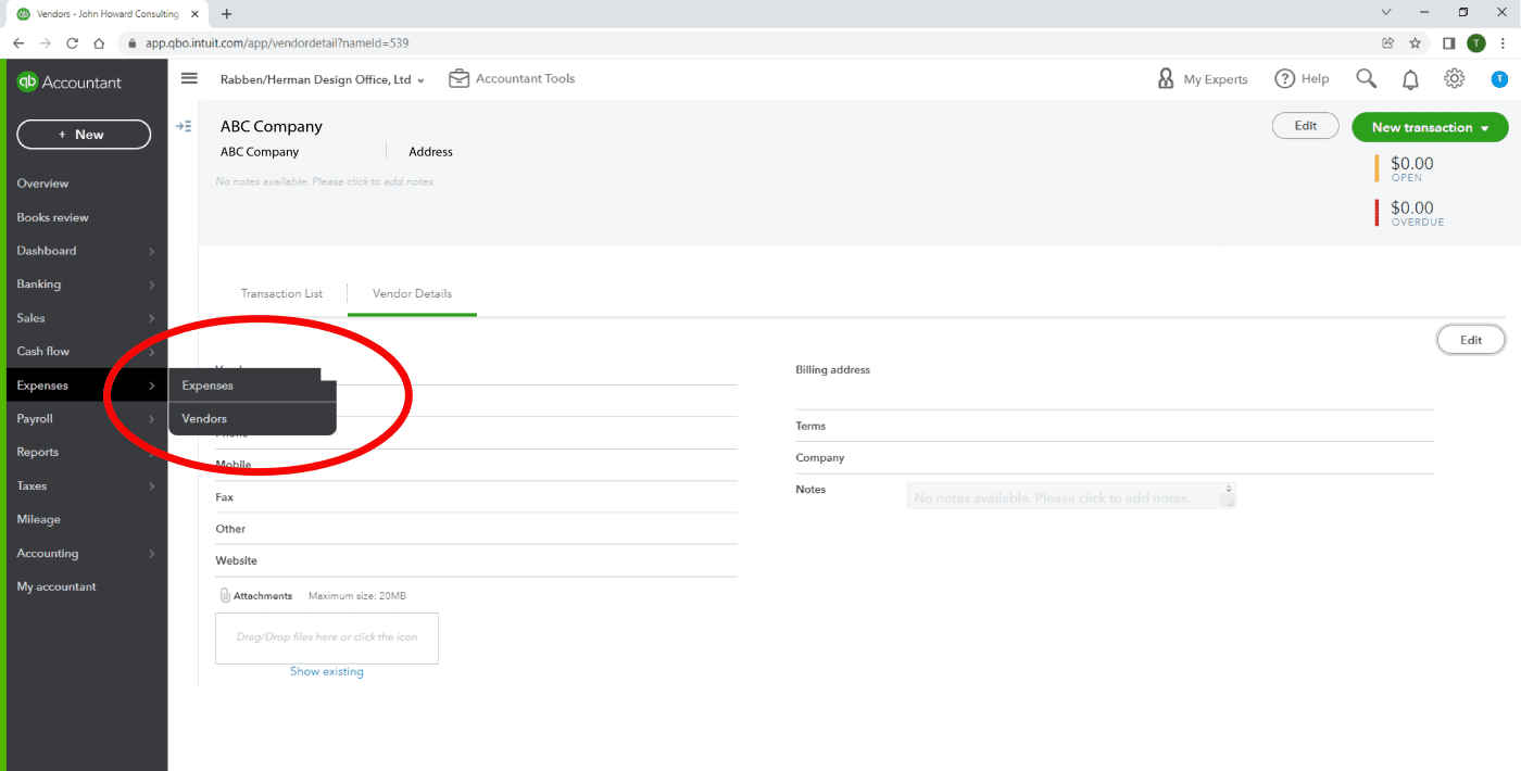 How to Set up Vendors for 1099’s in QuickBooks Online